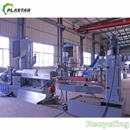 PLASTAR Double Stage Cutter Compactor Waste Plastic Recycling ...