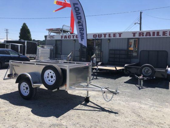 2022 TRAILERMAN 4x8 Aluminum Landscape Trailer W/ 2,990 lbs GVWR in ...