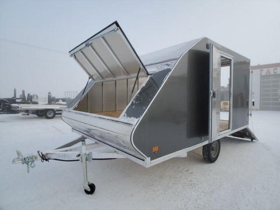 2023 SNOPRO Hybrid 12ft Snowmobile Trailer W/ 2,990 lbs GVWR in High ...