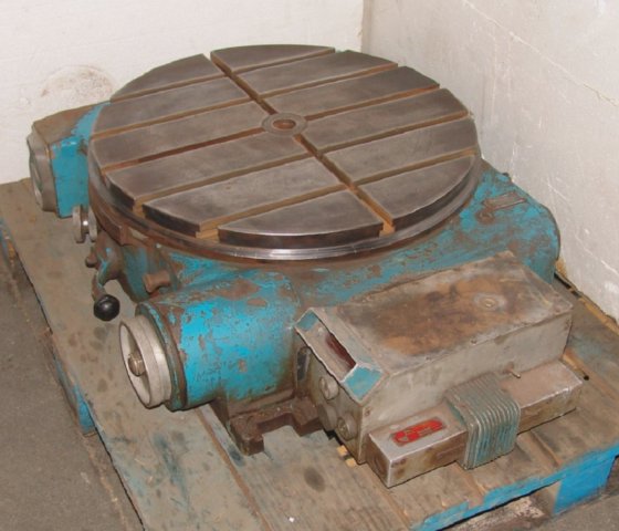 Pratt & Whitney 24" plain optical rotary table , ¼ hp , 220/440 in ...