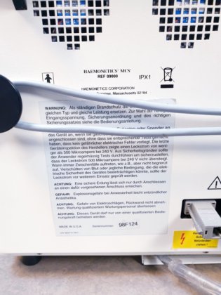HAEMONETICS MCS plus 9000 apheresis system in Hamburg, Germany