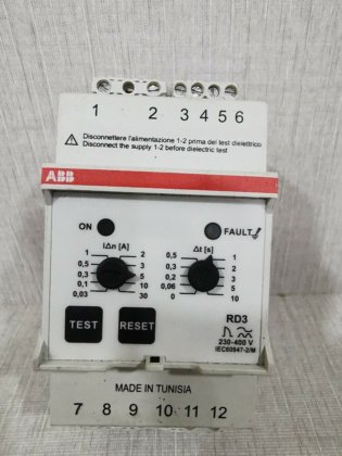 ABB RD3 Residual Current Monitor IEC60947-2/M in Ajman, United Arab ...