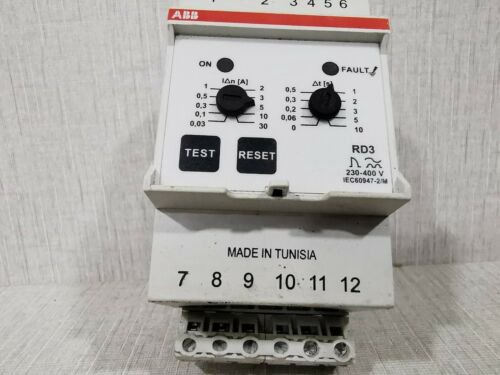 ABB RD3 Residual Current Monitor IEC60947-2/M in Ajman, United Arab ...