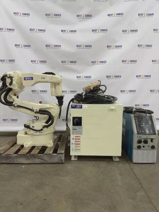 OTC FD-B4, WELDING ROBOT, FD11 CONTROLLER, DAIHEN DP400 WELDER, in ...
