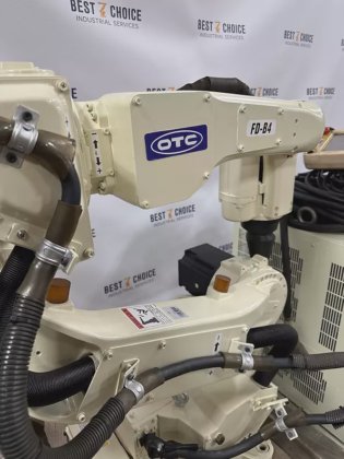 OTC FD-B4, WELDING ROBOT, FD11 CONTROLLER, DAIHEN DP400 WELDER, in ...