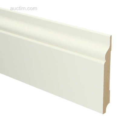 10x MDF romantic skirting board, pre-painted with in Lier, Belgium