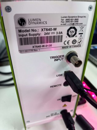 Lumen Dynamics X-Cite 110 LED Microscope Light Source XT640-W in ...