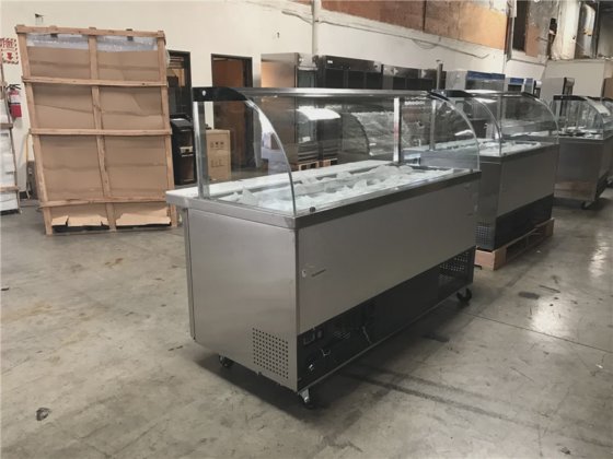 72" Self Contained Cold Salad Bar Buffet Table in Grand Rapids, MI, USA