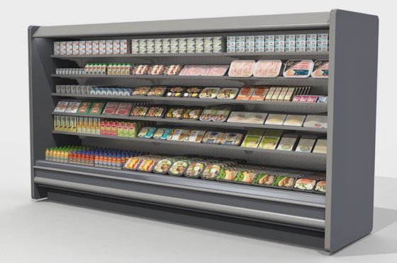 Kysor Warren DX6LN 12 Foot Multideck Display Case Cooler in Grand ...