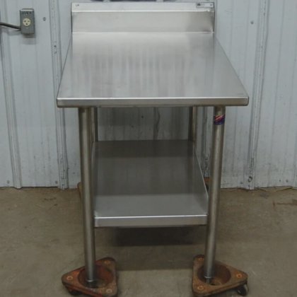 24" John Boos Stainless Steel Equipment Work Table with Undershelf in ...