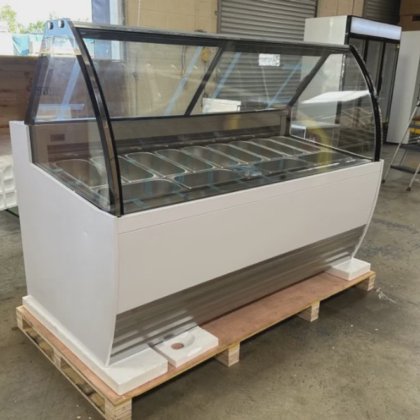 13 Pan Self Contained Full Service Gelato Display Cooler in Grand ...