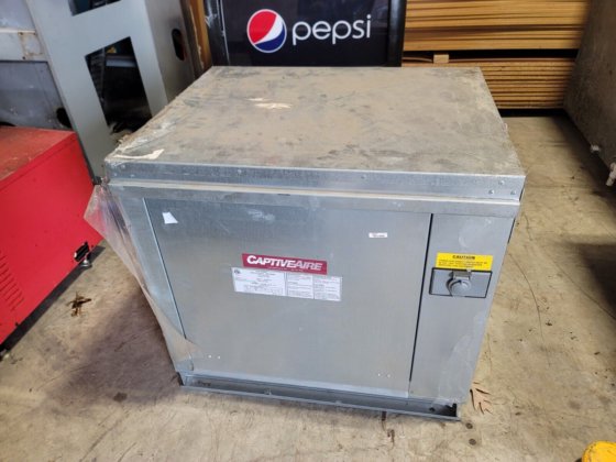 Captiveaire Inline1-G10 Filtered Make-up air Unit w/ Fan with Insulated ...