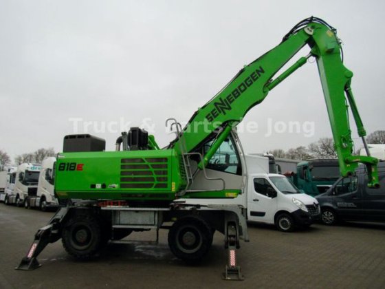 2018 Sennebogen 818 E material handler / breathing air system / reverse ...
