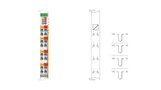 EL3314-0092 | EtherCAT Terminal, 4-channel analog input, temperature ... EL3314-0092 | EtherCAT Terminal, 4-channel analog input, temperature ...
