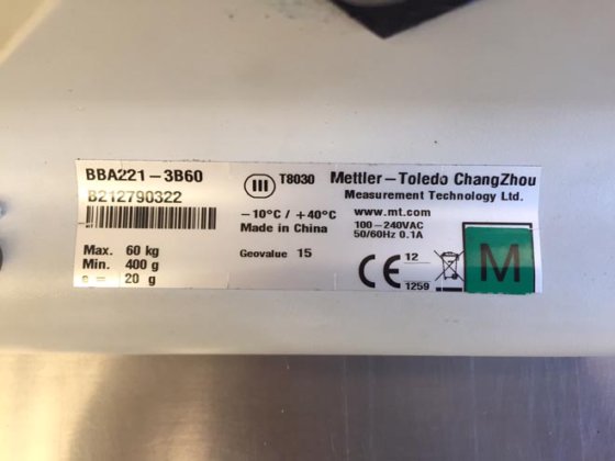 METTLER TOLEDO IND221 in Barcelona, Spain