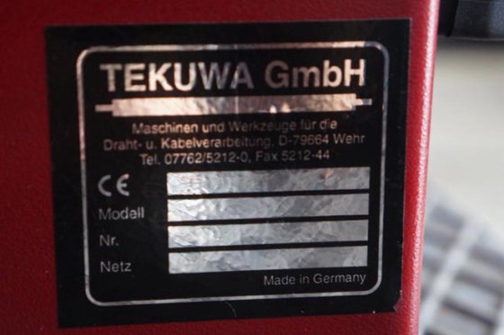 TEKUWA ELECTROPNEUMATIC CUTTING AND STRIPPING MACHINE FOR CABLES in ...