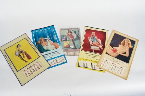 FIVE ASSORTED PIN-UP CALENDARS in Springfield, Ontario, Canada