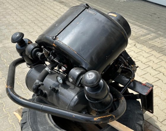 Unimog front-mounted compressor 5-299A10 in Langenbach, Bavaria, Germany