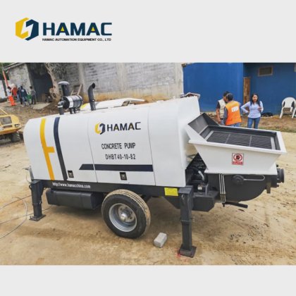 Large Particle Concrete Spray Plaster Tools Secondary Structure Pump ...