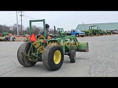 1994 John Deere 970 4x4 tractor with loader in Myerstown, PA, USA