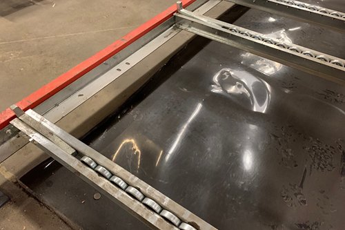 Single Wheel Pallet Flow Rails in East Providence, RI, USA