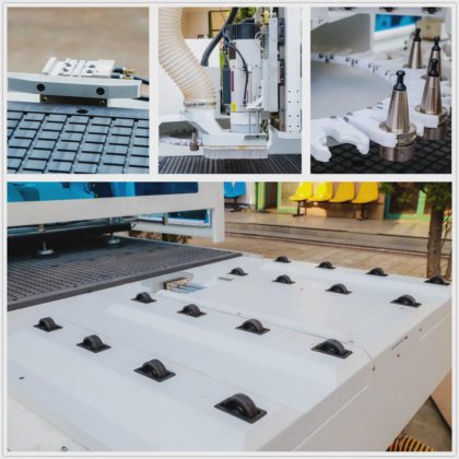 Cabinet Doors Process CNC Router Machine with Tracking Mode Circular ...