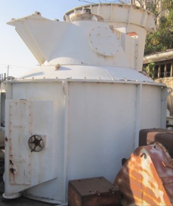 2 Units - UNUSED HOSOKAWA 64" dia x 72" Single Whizzer Air Separator ...