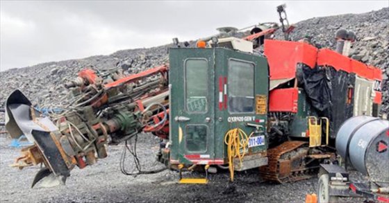 CUBEX QXR 920 Track Drill with Boom-Mounted Feed System in Canada