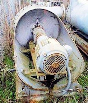 BLOWER COMPRESSOR 1500 CFM, with Spencer Gas Booster, driven by 25 HP Motor