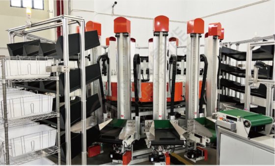 Widely Automatic Put Wall Parcel Sorter RGV Robot 3D Sorting Machine ...