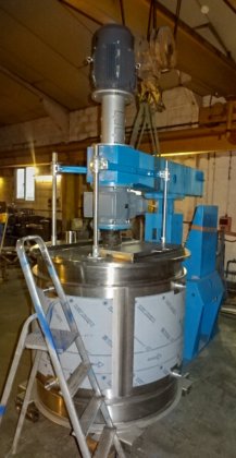 R&B Combination Scraped Arm Stirrer & Turbine/Sawtooth Mixer 2.2 & 30Kw ...