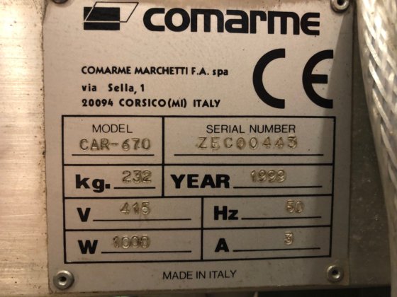 Comarme CAR 670 Automatic Carton/ Box Erector in Goole, England, United ...