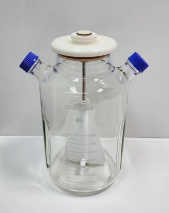 Corning 8L Glass Spinner Flask with 120 mm Shur-Loc Center Cap in San ...