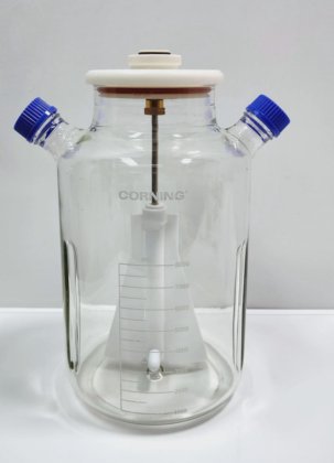 Corning 8L Glass Spinner Flask with 120 mm Shur-Loc Center Cap in San ...