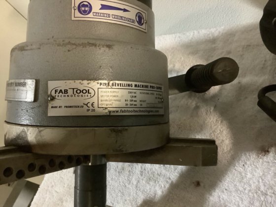 Fab Tool Pro 10 PB-E Pipe Beveler Beveling Machine. With Eibenstock ...