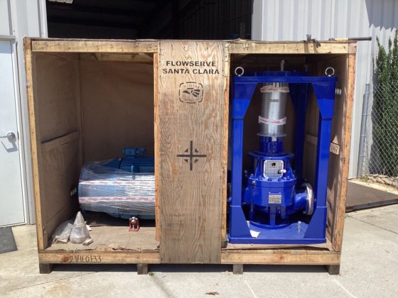 Flowserve Vertical In-line Overhung API Process Pump. 6PVXM 14-14F. WEG ...