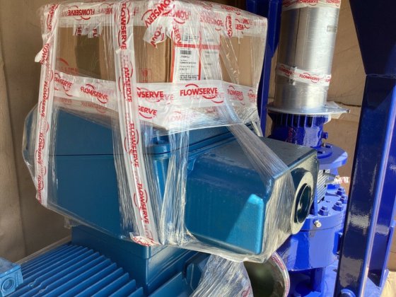 Flowserve Vertical In-line Overhung API Process Pump. 6PVXM 14-14F. WEG ...