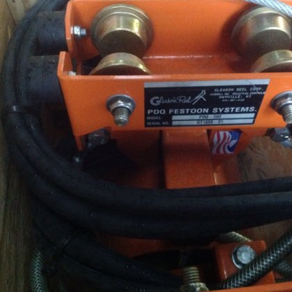 Gleason Reel Festoon System. PDQ-300 X 5 Pcs. With Control Box And Wire ...