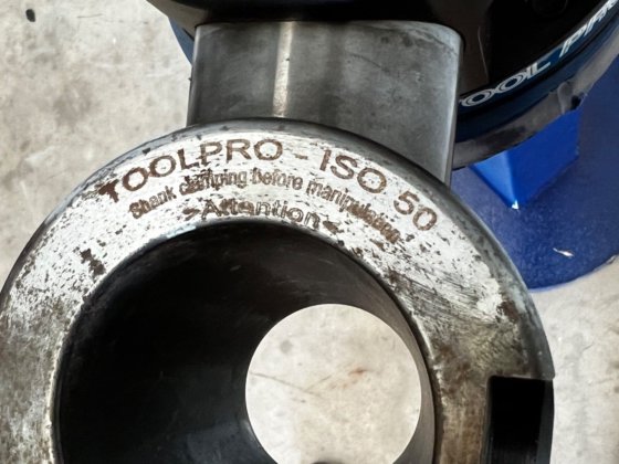 ToolPro ISO 50 Tool Holder on stand in Aiken, SC, USA