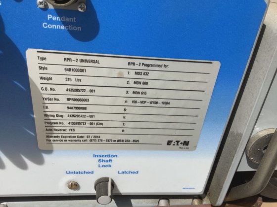 Eaton RPR-2 Remote Power Breaker Racking System. (94R1000G01) in Aiken ...