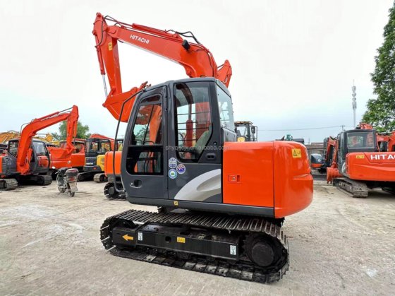 2020 Japanese original Hitachi ZX70/ZX60 hydraulic backhoe crawler ...