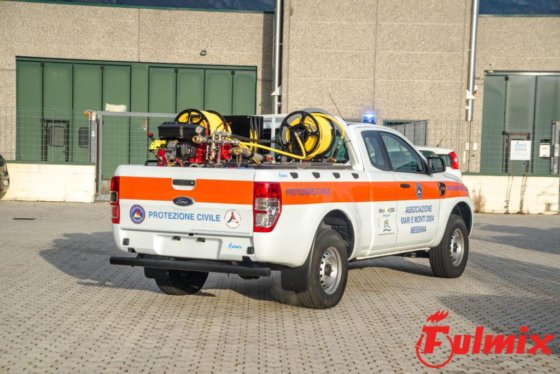 ford ranger forest fire aib sicily in Trento, Italy