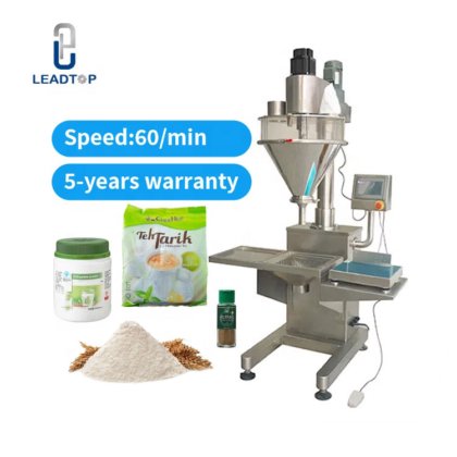 5 years warranty Semi Automatic Powder auger filling metering machine ...