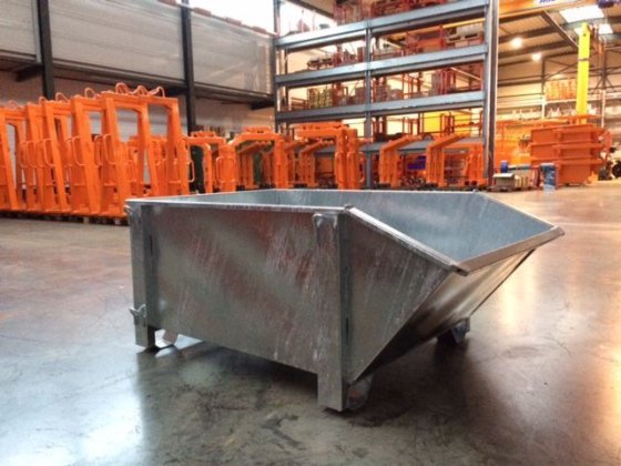 Florian Eichinger dumpster galvanized 1046, 1000 L., debris dumpster ...