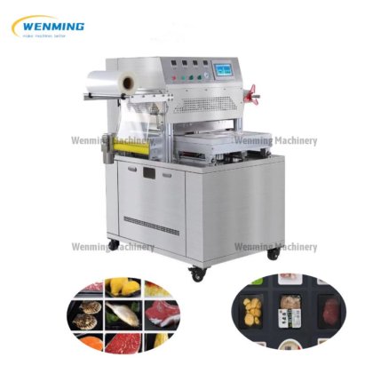 Fully Automatic Modified Atmosphere Vacuum Box Packaging Machine Vacuum ...