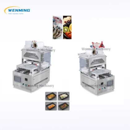 Fully Automatic Modified Atmosphere Vacuum Box Packaging Machine Vacuum ...