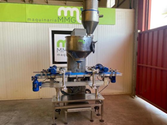 Automatic powder dosing machine for powder in canisters in Lorquí ...