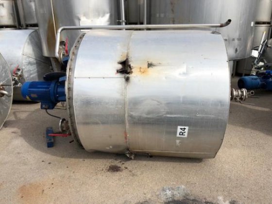Double body and isothermal tanks with ATEX agitator in stainless steel ...