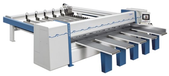 HOLZMA HPP 510 CNC flatbed saw in Aubagne, France