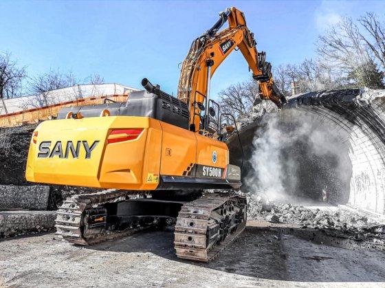 SANY SY500H in Kuhardt, Rhineland-Palatinate, Germany